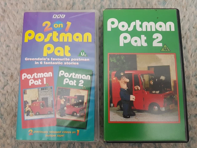 POSTMAN PAT X 2 VHS Videos BBC, Children’s Animation £12.00 - PicClick UK