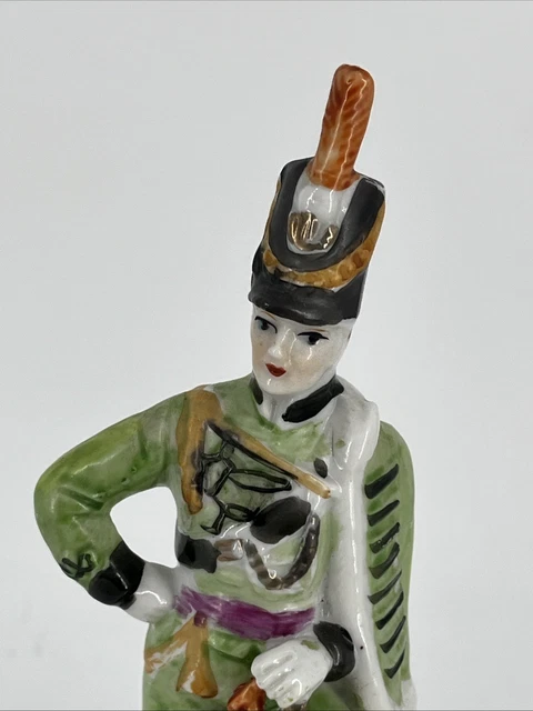 STATUETTE FIGURINE OFFICIER Rifle Brigade 1815 circa XXème siècle EUR ...