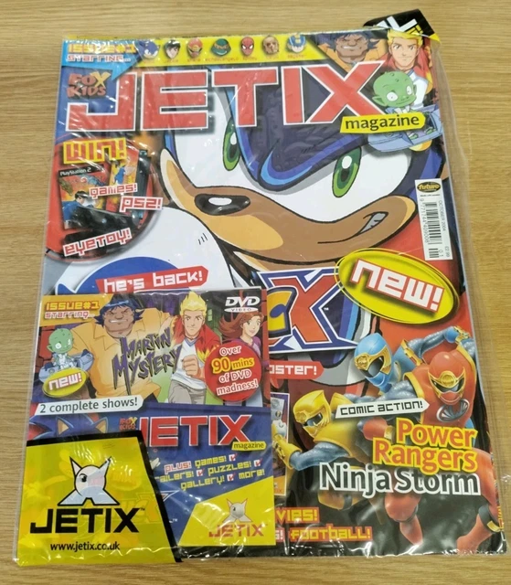 JETIX MAGAZINE ISSUE #1, 2004, Sealed In Original Packaging With DVD £ ...