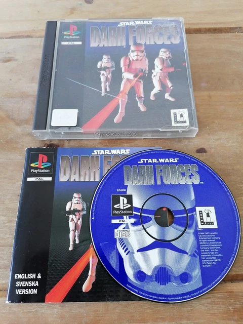 STAR WARS DARK Forces PS1 Black Label PAL Complete with Manual £14.84 ...