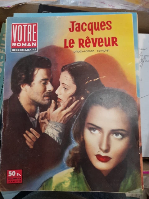 REVUE CINÉMA VOTRE Roman 2ème année N° 19 de 1958 - Jacques le rêveur EUR 3,00 - PicClick FR