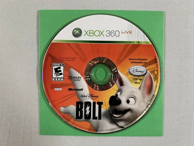 WALT DISNEY PICTURES Bolt, Microsoft Xbox 360, Video Game, Disc Only ...
