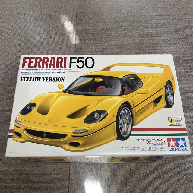 TAMIYA FERRARI F50 1/24 Scale Model Kit Yellow Version Unassembled £114.41 - PicClick UK