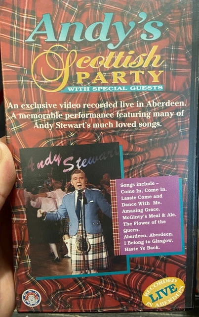 ANDY STEWART - Andy's Scottish Party VHS VIDEO TAPE (music) £20.89 ...