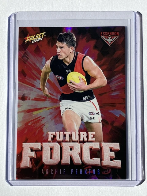 2024 AFL SELECT Footy Stars Future Force Archie Perkins Essendon $8.00 ...