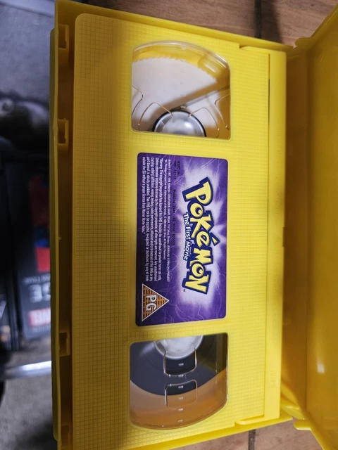 POKEMON THE FIRST Movie (VHS/SH, 2000) - Mewtwo Vs Mew Yellow Tape ...