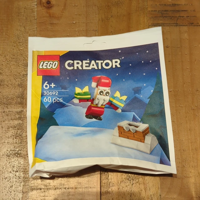 LEGO 30692 CREATOR Christmas Chimney Fun With Santa Polybag GWP £6.00 ...