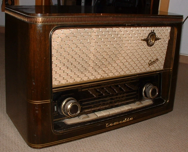 50ER JAHRE RÖHREN - Radio GRAETZ Comedia 4R/416, Raumklang Vollsuper ...