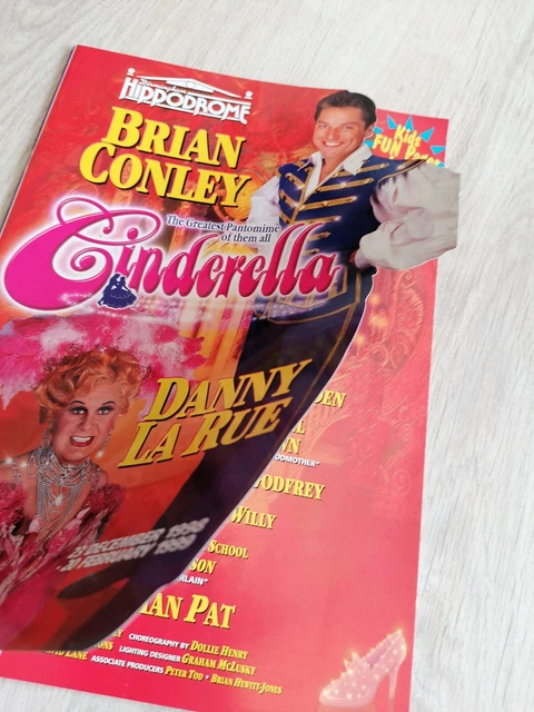 CINDERELLA PANTOMIME BIRMINGHAM Hippodrome 1998/99 Brian Conley £10.00 ...