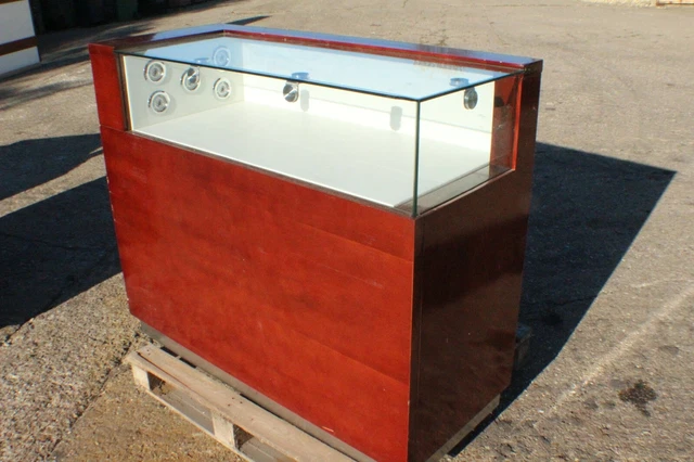SHOP COUNTER RETAIL Display Counter Glass Showcase POS Storage £100.00 ...