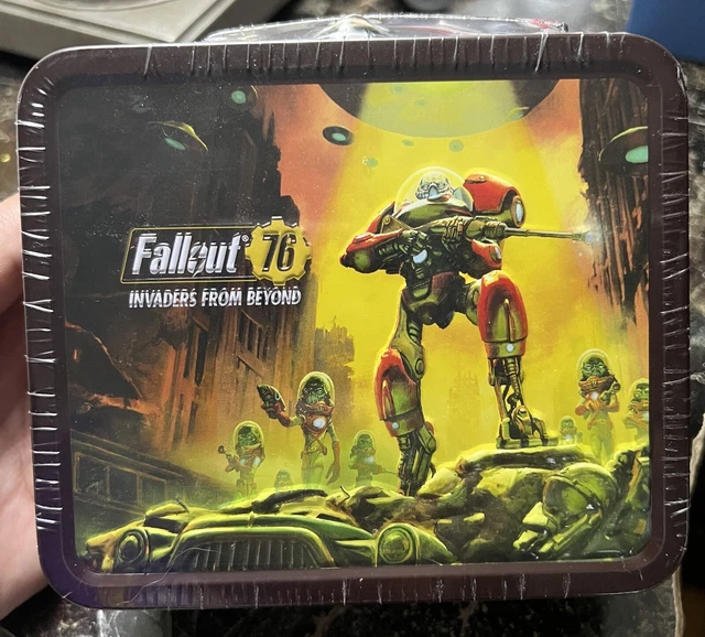 FALLOUT 76 LOOT Crate Exclusive Invaders From Beyond Mini Lunch Box 4. ...