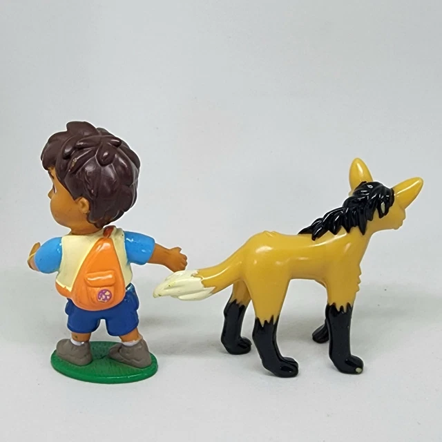DORA THE EXPLORER Go Diego Go Red Fox PVC Figure Lot Cake Topper Mattel ...