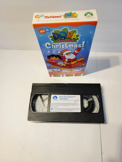 DORA THE EXPLORER Christmas! (2002, VHS) Nick Jr Holiday Works 2 ...