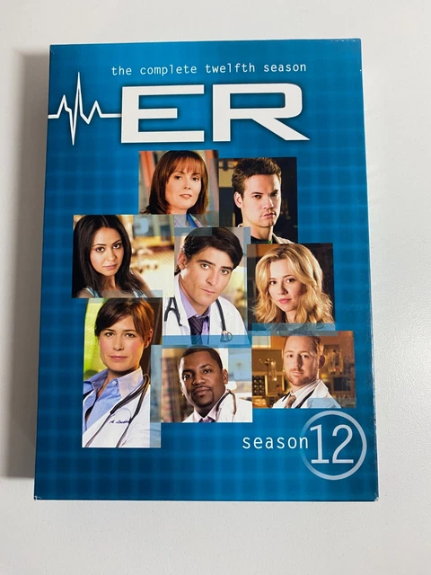 ER THE COMPLETE Twelfth Season 12 (DVD) TV Series Very Good Widescreen ...