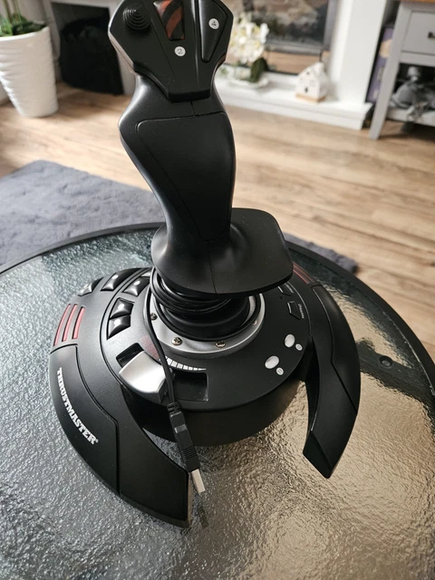 THRUSTMASTER T.FLIGHT STICK X gaming joystick rudder control USB for PC ...