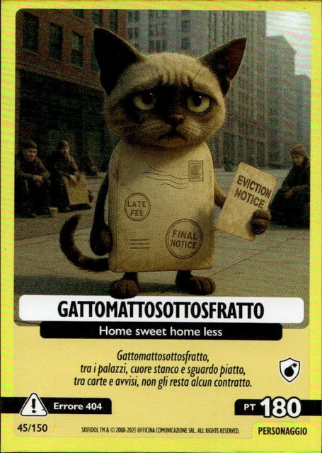 CARD SKIFIDOL ITALIAN Brainrot. Allucinazione Cosmica 2025 # 45 EUR 3 ...