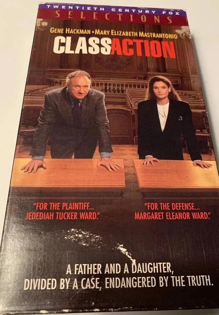 CLASS ACTION VHS Gene Hackman Mary Elizabeth Mastrantonio Michael Apted ...