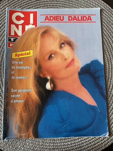 MAGAZINE CINÉREVUE SPÉCIAL Adieu Dalida EUR 5,00 - PicClick FR