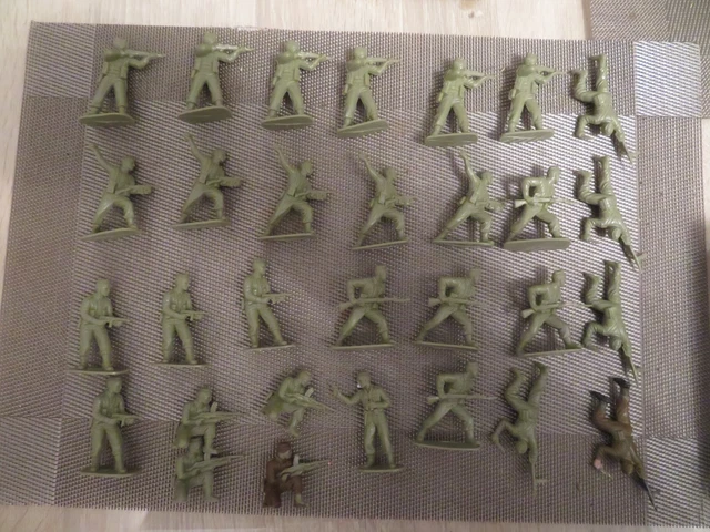 VINTAGE AIRFIX BRITISH Commandos x 30 WW2 1/32 Scale 1970's Plastic ...