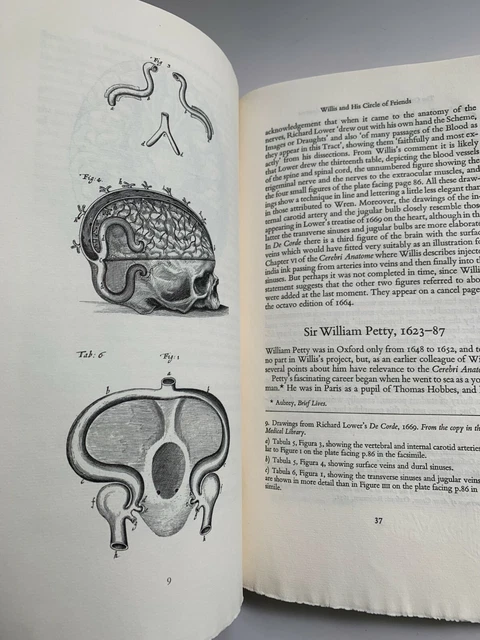 THOMAS WILLIS ANATOMY OF THE BRAIN & NERVES WILLIAM FEINDEL BOOK 1978 ...