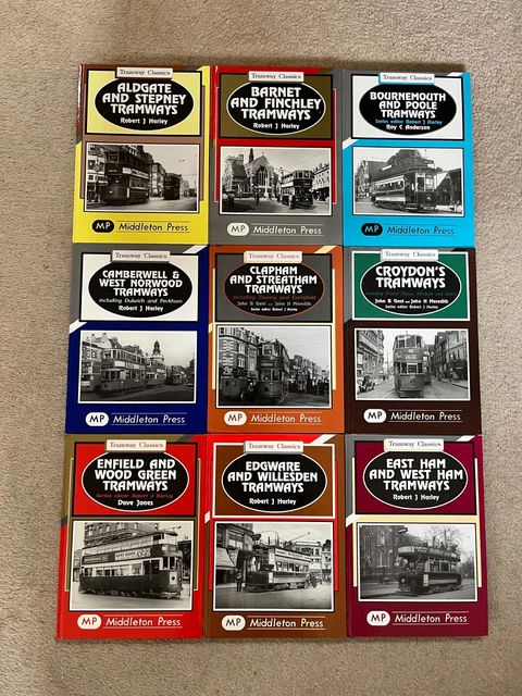 MIDDLETON PRESS. TRAMWAY Classics. 9 titles in the A to E range £32.00 ...