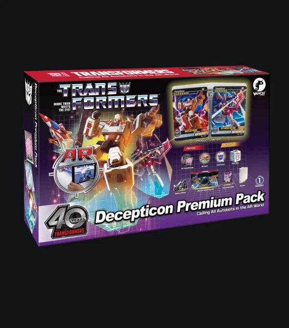 TRANSFORMERS 40TH VanchCard Transformers Trading Cards Decepticon Premium Box £100.00 - PicClick UK