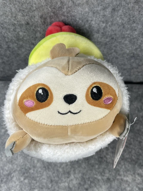 POSH PAWS KAWAII Kuties Sloth in Ebi Sushi soft toy 9 Inch 22.5cm With ...