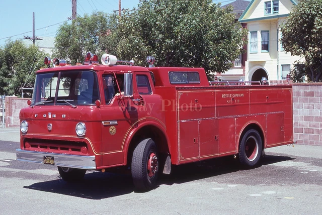 FIRE APPARATUS SLIDE- San Francisco Fire Department Ford C Rescue ...