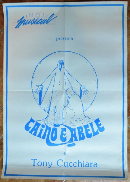 PUBLICITAIRE D'ORIGINE MUSICAL Cain Et Abel Tony Cucchiara Années 80 ...