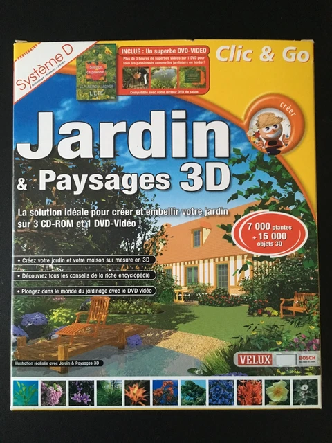 LOGICIEL DE CRÉATION de Jardins et Paysages en 3D EUR 10,00 - PicClick FR