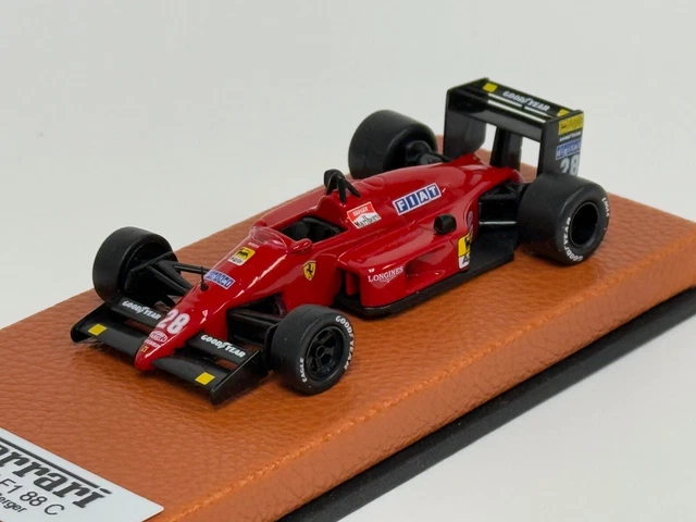 1/43 FERRARI F1 88 C De 1988 F1 Saison De Gerhard Berger Base Cuir ...