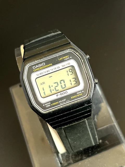 VINTAGE CASIO (1979) F-500 Module 110 Watch Ultra Rare Japan R ...