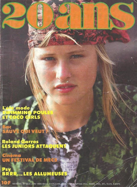 20 ANS N 253 MICKEY ROURKE / TINTIN / FLORENT PAGNY / ROB LOWE / MATT ...