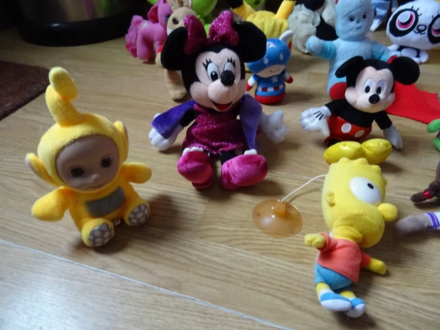 BUNDLE 30 X Plush SMALL TV/FILM CHARACTER Soft Toys 10 ins High max ...