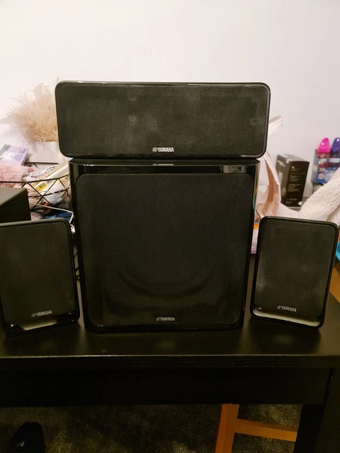 YAMAHA NS-SW20 SURROUND Speakers, Sub Woofer Plus Amplifier. £99.52 ...