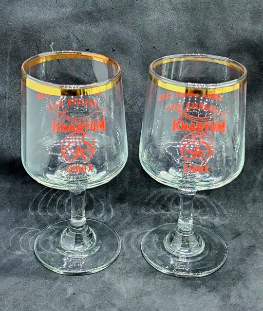 VINTAGE SHRINERS MASONIC Glass Goblets Set Of 12 New Khartum Sioux ...