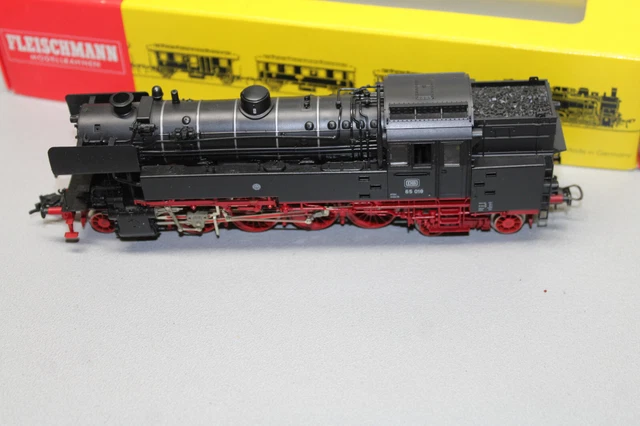 FLEISCHMANN 4065 STEAM Locomotive Series 65 018 DB Gauge H0 Boxed £140. ...