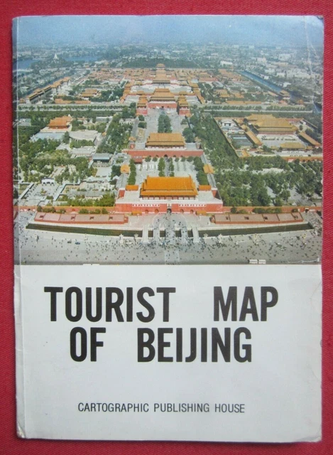 ORIG. MAPPA URBANA mappa turistica turismo Repubblica di Cina Pechino ...