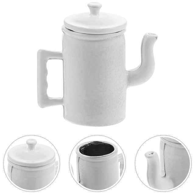 MINIATURE WATER POT Model Mini Coffee Pot Prop Doll House Mini Coffee ...