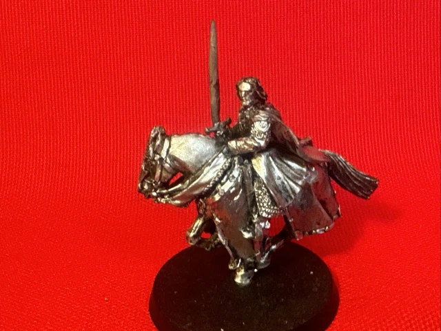 MOUNTED KING ARAGORN Elessar MESBG Lord Of The Rings Warhammer Games ...