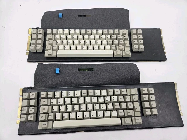 VINTAGE IBM TERMINAL Keyboard Model F 9995689 AS IS UNTESTED LOT RARE ...