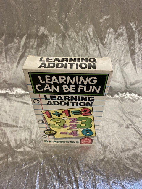 LEARNING CAN BE Fun Learning Addition VHS $14.99 - PicClick