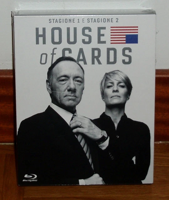 HOUSE OF CARDS 1-2 Seasons Full 7 Blu-Ray New Sealed (Sleeveless Open ...