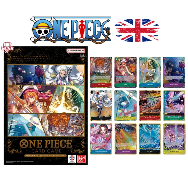 ONE PIECE PREMIUM Carte Collection Best Folder Album Anglais English ...