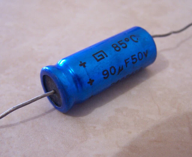 NOS STC 90UF 50 Volt Electrolytic Capacitor $2.20 - PicClick AU