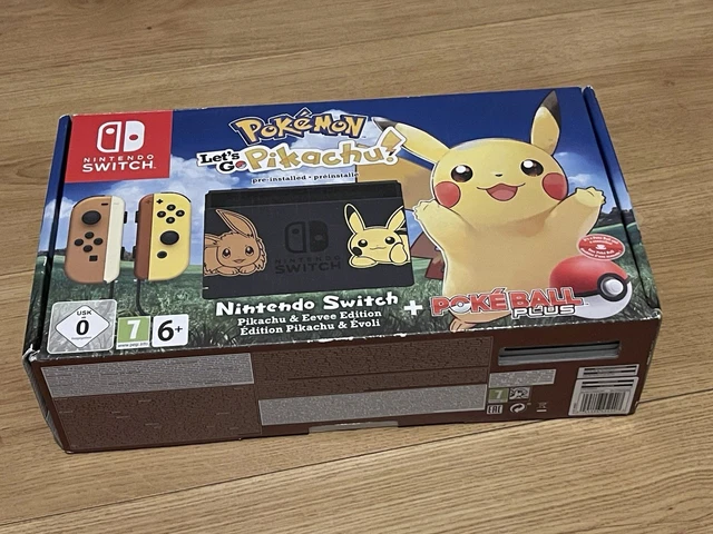 NINTENDO SWITCH CONSOLE Pokemon Let's Go Pikachu! Edition £156.72 ...