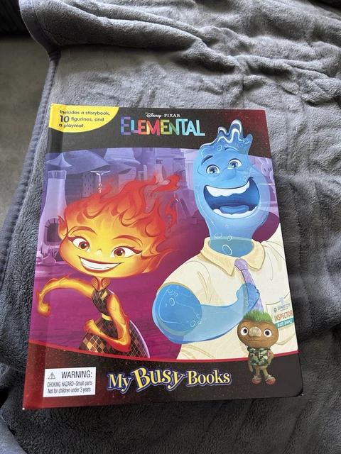 DISNEY / PIXAR Elemental My Busy Books - Storybook 10 figurines playmat £16.13 - PicClick UK