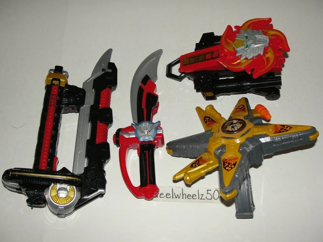 POWER RANGERS NINJA Steel Gold Lion Fire Battle Morpher Samouraï Deluxe ...