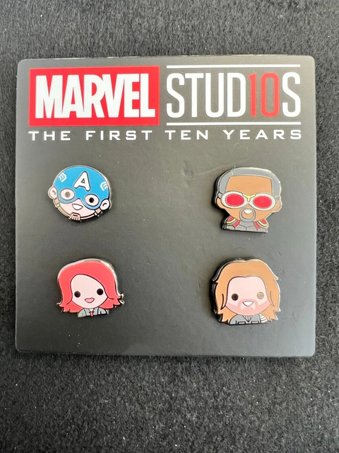 DISNEY MOVIE REWARDS Marvel Studios The First Ten Years Emoji 4-Pin Set ...