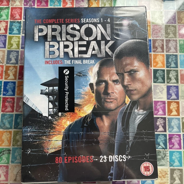 PRISON BREAK COMPLETE Series DVD Seasons 1-4, 80 Episodes, 23 Discs NEW ...